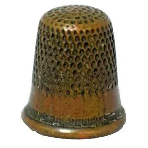 Other | Antique Childrens Small 58 Inch Copper Thimble | Poshmark
